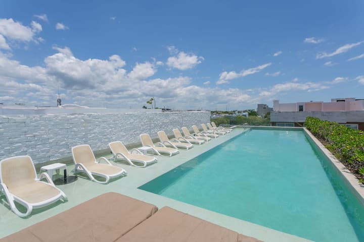 Stunning 2-bedroom Rooftop Oasis Near 5th Ave! - プラヤ・デル・カルメン