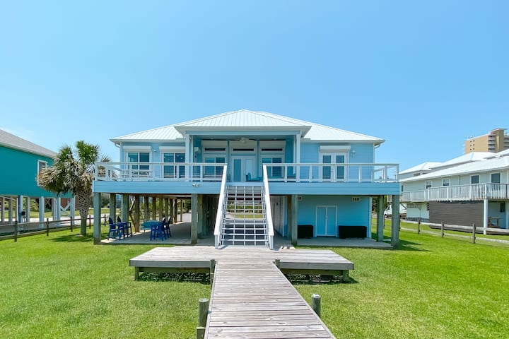 The Doc: Waterfront, Private Pier, Boat Dock! - Gulf Shores, AL