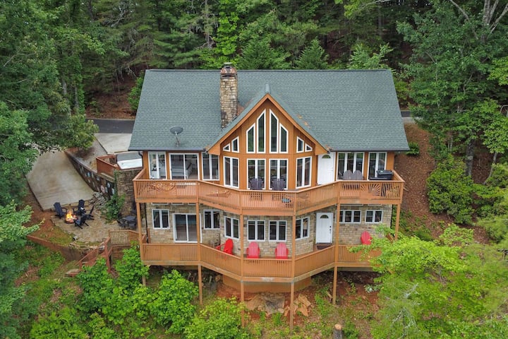 Summer Special! Views! 2 Min To Helen! Fire Pit! H - Helen