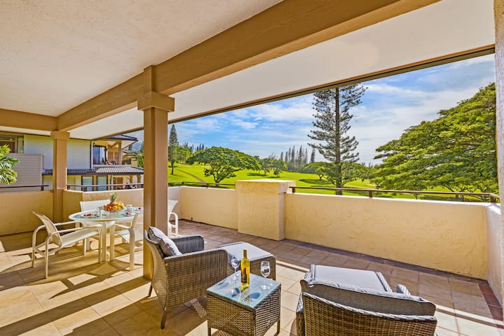 Lanai With Views - Kapalua Golf Villa 14t 1-2 - Kapalua, HI