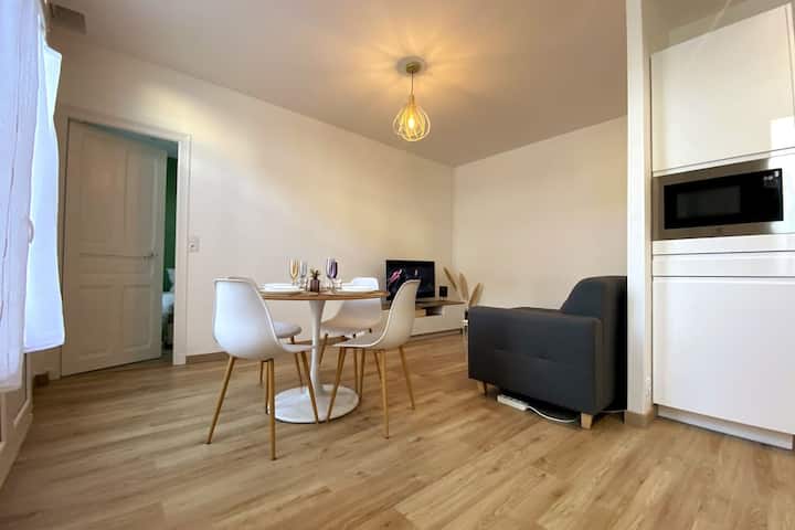 Appartement Luxueux Rénové Avec Balcon & Garage - Troyes