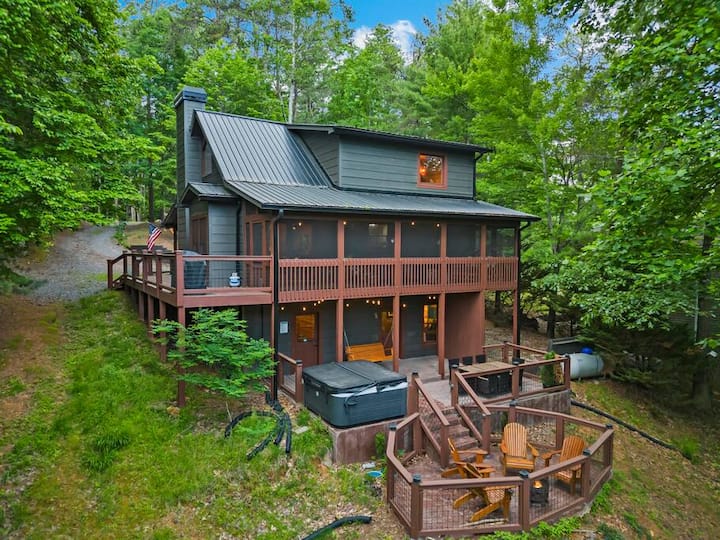 Lakeside Retreat W/ Hot Tub, Fishing, Hiking - Ellijay