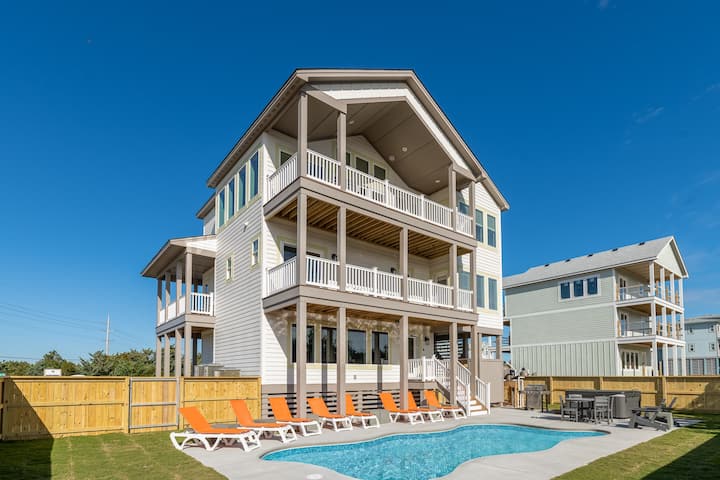 Siren's Song 6 Bedroom Home- Pets Stay Free! - アウター・バンクス, NC
