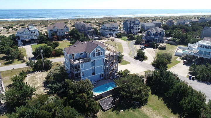 Semi-oceanfront | Private Pool | Elevator - Outer Banks, NC