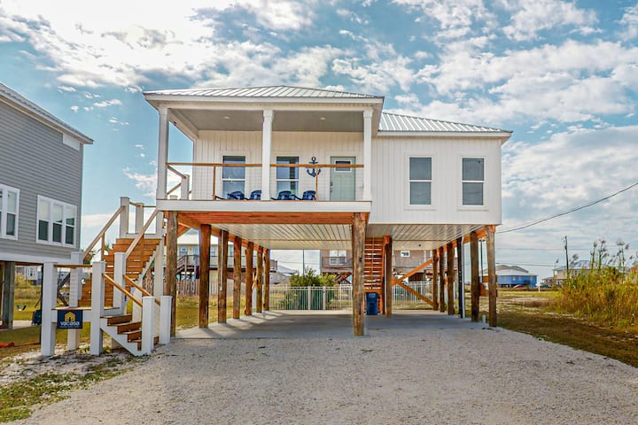 3br Dog-friendly Coastal Home - Grill & Patio - Dauphin Island, AL