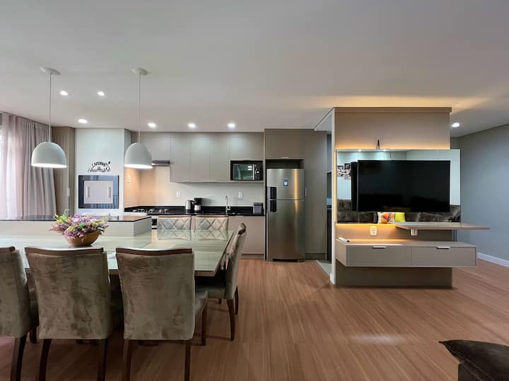 Lindo Apartamento Aire 3 Suítes By Achei Gramado - Gramado