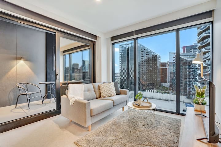 Docklands 1br Apt|marvel Stadium|harbour| Freetram - Melbourne