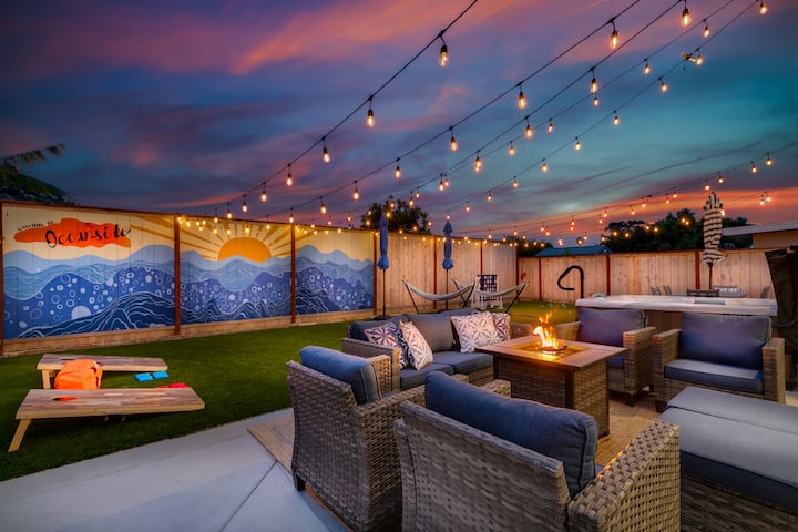 1 Mile To Beach|hot Tub|fenced Yard|downtown|pets - Oceanside, CA