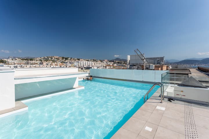 T1 à 5 Min Du Centre Affaires | Tv | Wifi | Sauna - Nice
