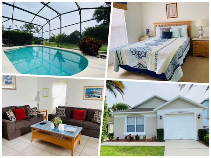 3-bedroom Villa With Private Pool & Golf Course - Haines City, FL