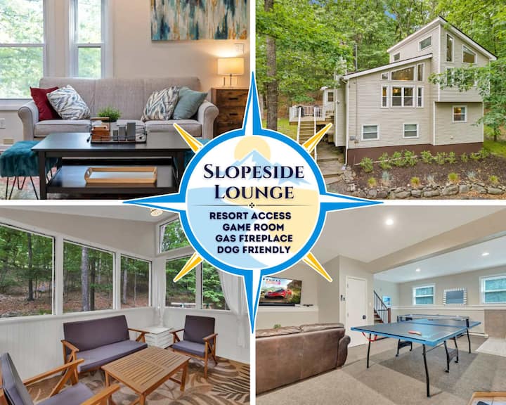 Slopeside Lounge>gameroom|lakes|pools|dogs Welcome - Bushkill
