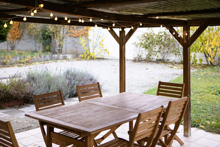 L'asian Lodge Avec Jardin Et Terrasse, 2 Parkings - Alsace