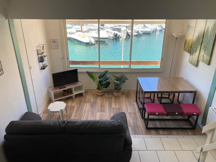 Appartement Duplex Face Au Port 50 M Des Plages - Frontignan