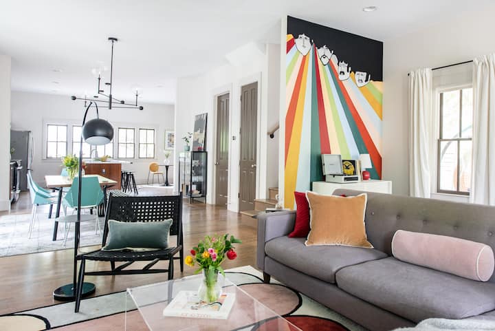 Velvet Vinyl - Stylish Stay, Yard, Walk To Parks - Atlanta, GA