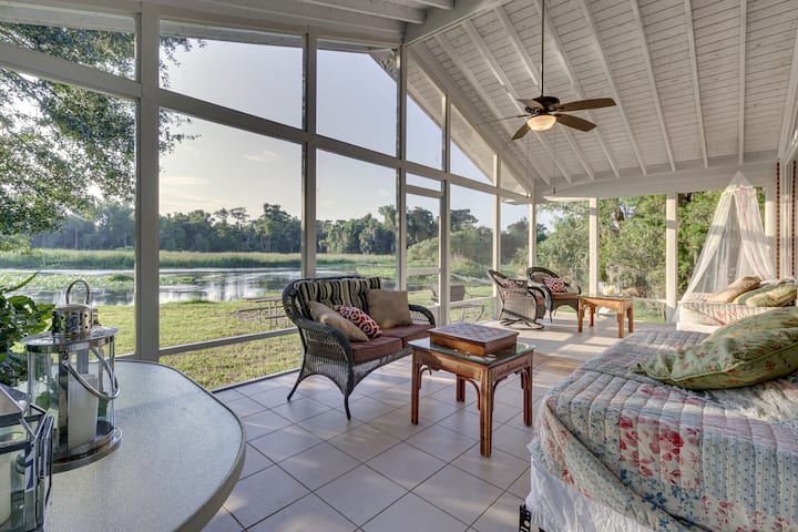 Near Kayak Launch: Riverfront Home In Sanford! - Little Lake Laurie, Heathrow