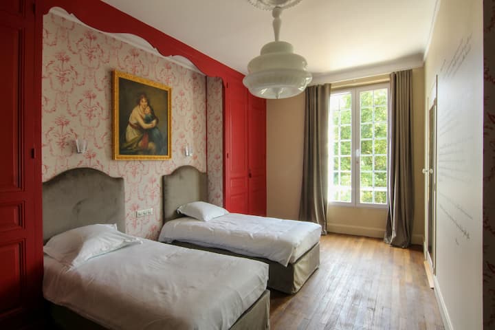 Château Du Bois Guibert - Chambre Twin Supérieure - Bonneval