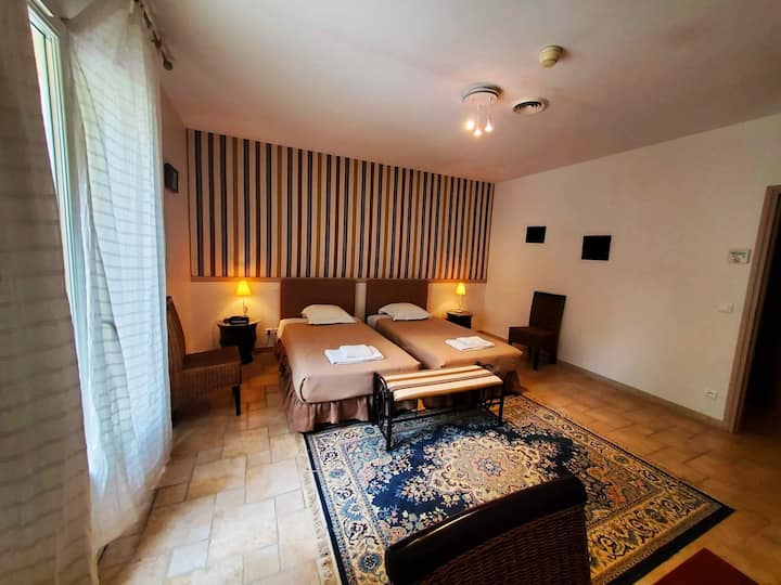 Château Du Bois Guibert - Chambre Twin Deluxe - Bonneval
