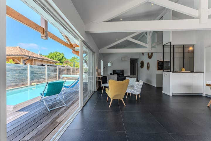 La Villa Sirelis Piscine Et Spa - Gujan-Mestras