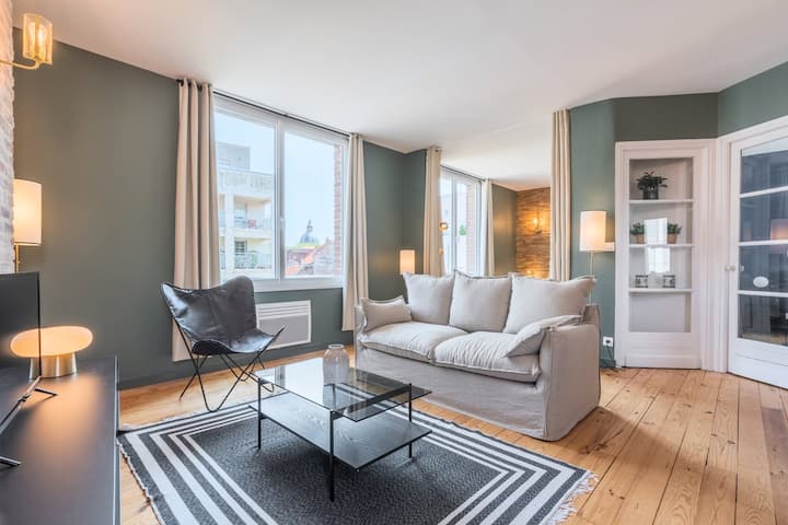 Charmant Appartement 2 Chambres - Vieux Lille - ibis Lille Centre Grand Palais