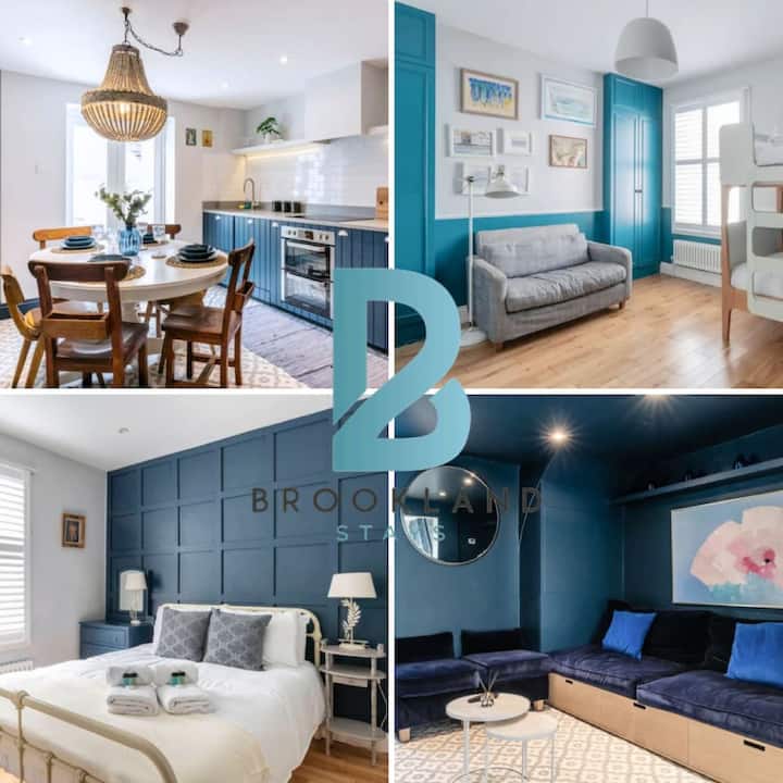 4-bed Terrace Home • Great For Groups & Families - Brighton Marina