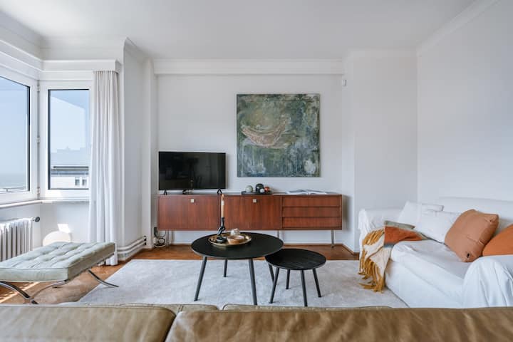 Cosy Apartment With Lateral Seaview In Ostend - Ostende