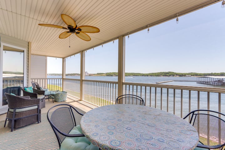 Lake Views & Screened Porch: Ozarks Getaway! - Sunrise Beach, MO