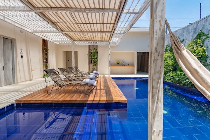 Authentic Apt. Suite In Colonial House With Pool - Santa Marta