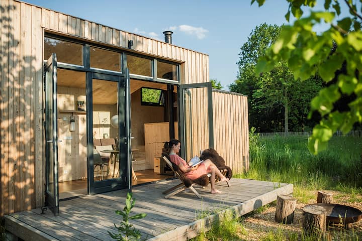 Tiny House Met Outdoor Pizza Oven Op Landgoed - Dronten