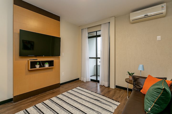 Wi-fi 500mb | Pool | Balcony With Sea View #Ca46 - Florianópolis