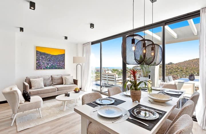 6p Appartement Zeezicht En Dakterras - La Cala de Mijas