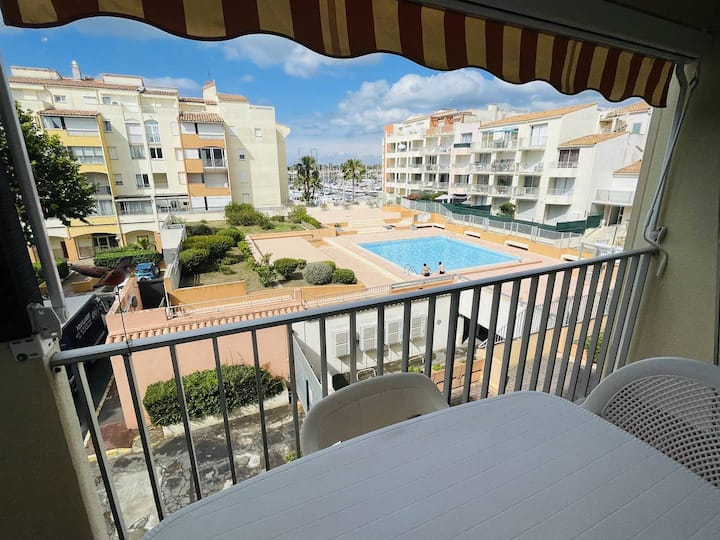 Centre Port, Piscine, Parking, Proche Plage - Agde