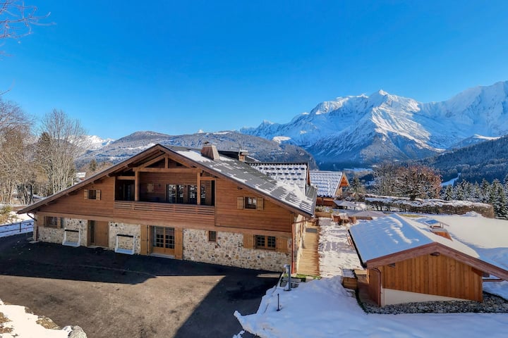 Chalet Rémy : Prestige Vue Mont-blanc - Combloux