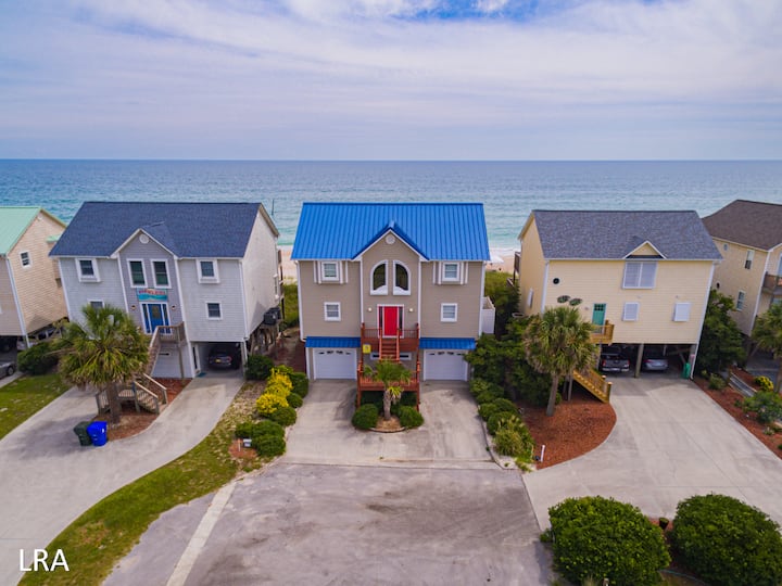 Sunny Turtle: Turtle-tastic Oceanfront Stay! - Surf City, NC