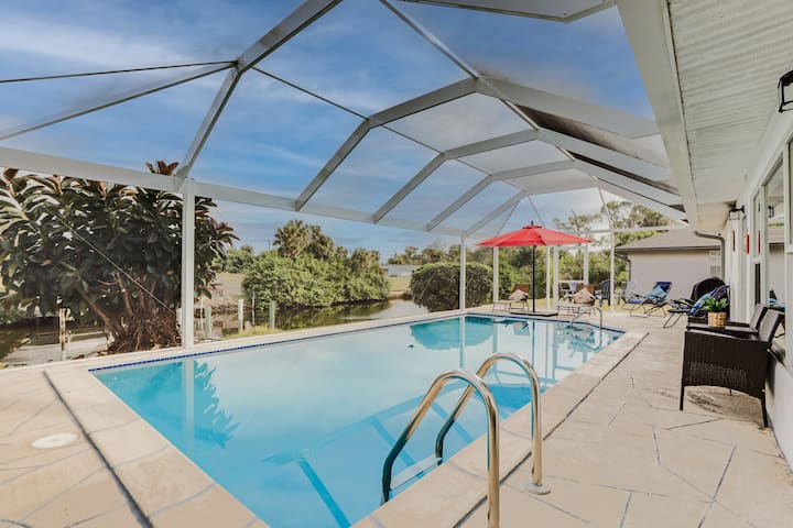 Riverfront Florida Retreat W/ Pool, Patio & Grill! - Port Charlotte, FL