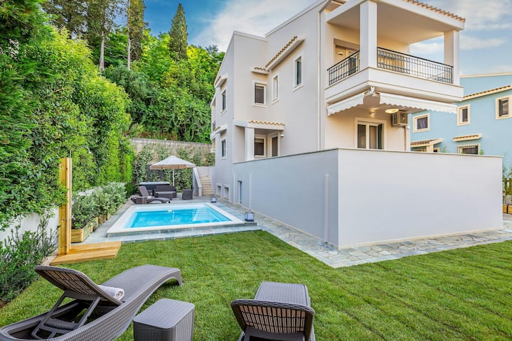 Magdalena Home - Outdoor Pool | Heated Jacuzzi - Corfou