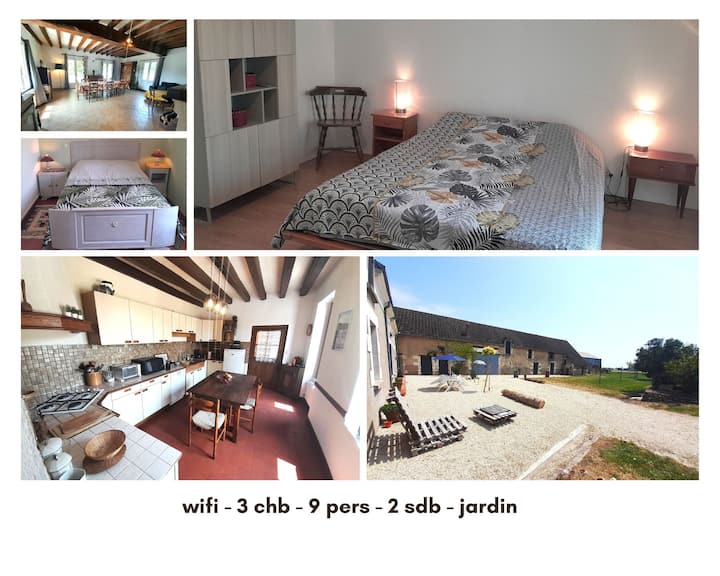 Villa Coco 9 Pers Grand Jardin Proche Beauval - Selles-sur-Cher