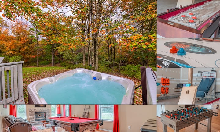 Secluded Hot Tub, Game Room X2, Lake Access, Sup - Big Pocono State Park, Tannersville