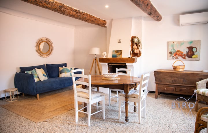 Bel Appartement Authentique Au Coeur Du Vieil - Plage de la Gravette - Antibes
