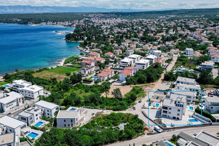 Apartments Sea & Stone - Apartment Stone Flower Wi - Malinska