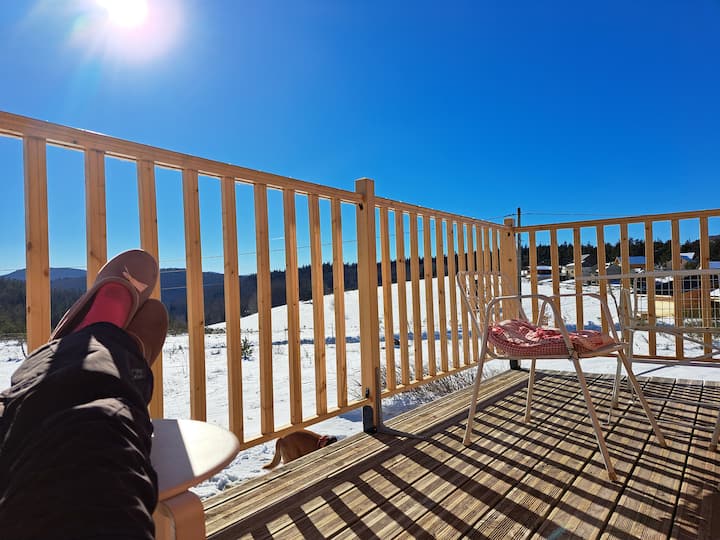 Chalet En Bois Tout Confort - Mont Aigoual