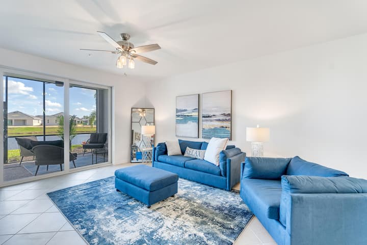 Punta Gorda 2bed/2bath + Den Veranda With Golf - Burnt Store Marina