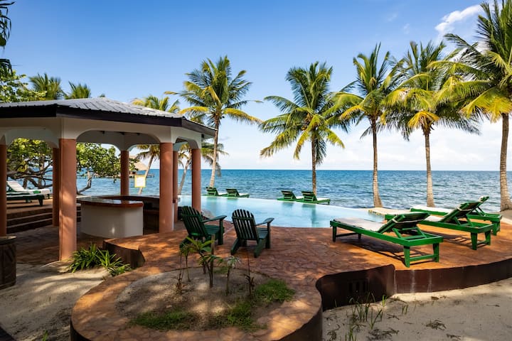 Tbs 33 Beachside-resort Style Condo-pool-1 Bedroom - Belize