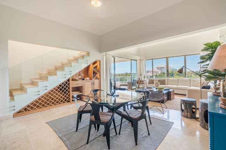 Hacienda Del Mar-344 - Spacious Penthouse With Gol - Punta Cana