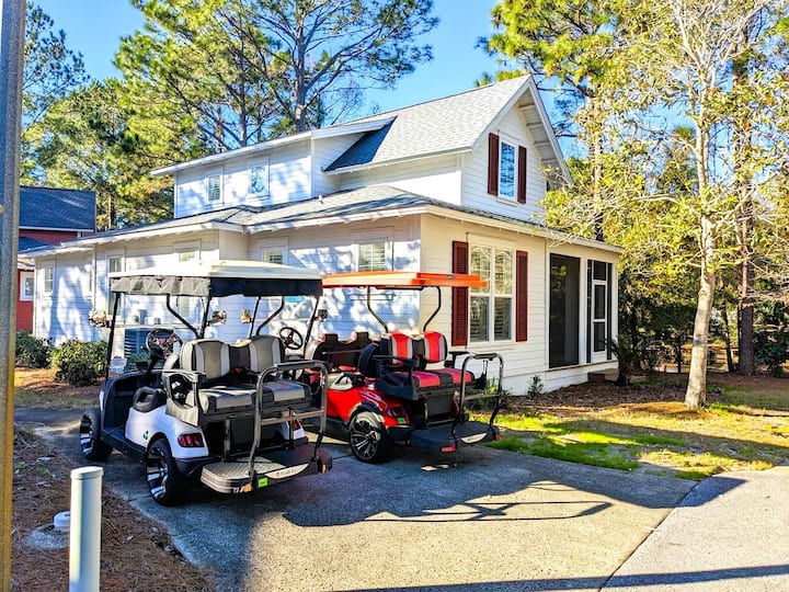 Mermaid Manor - With 6-seater Golf Cart! - Destin Beach, Miramar Beach