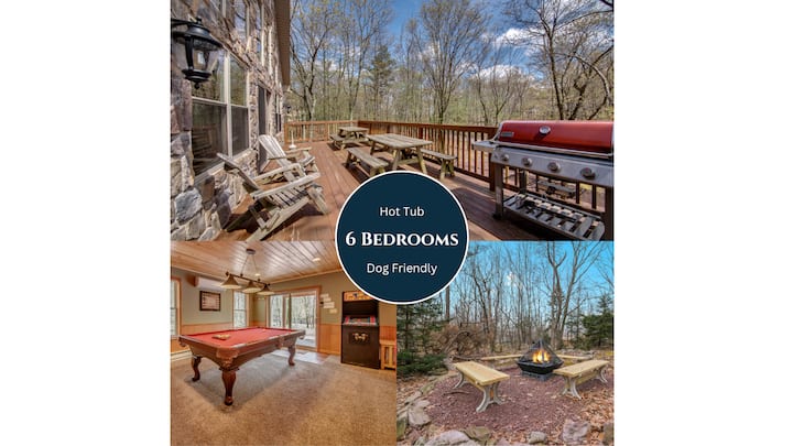 Red Rock By Pmr: 6br, Ski Views, Sleeps 20 - Albrightsville, PA