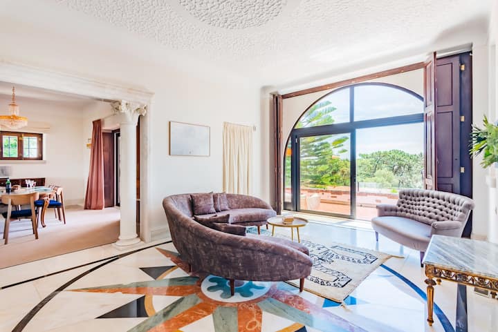 Estoril Royal Atlantic Villa With Ocean View - Cascais