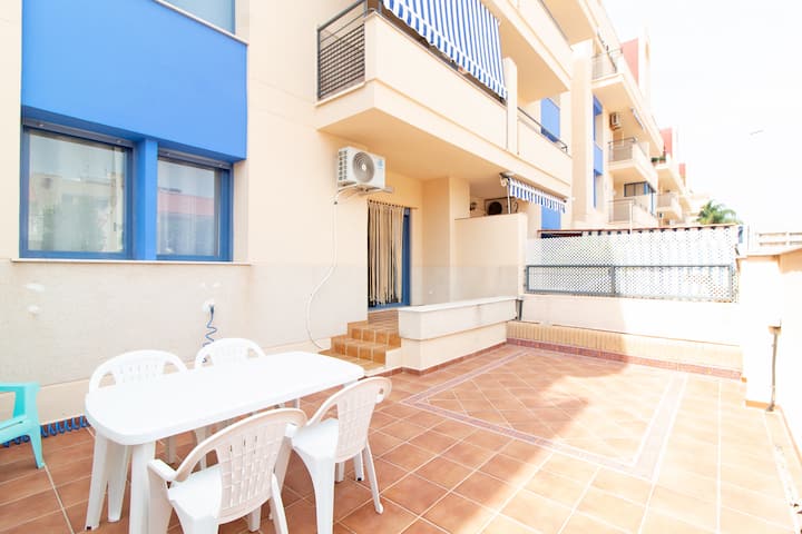 Apartamento Con Gran Terraza En La Playa De Canet - Sagunto