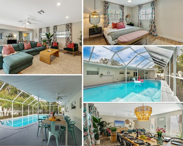 15 Mins To Beach! + Amazing Pool + Stunning Design - Clearwater, FL