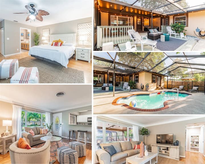 Cozy Pool | 10 Ppl | Fun | Close To Clearwater - Clearwater, FL