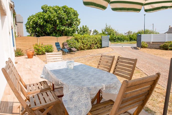 Grande Maison De Famille Et Son Jardin - Pour 10 - Guilvinec